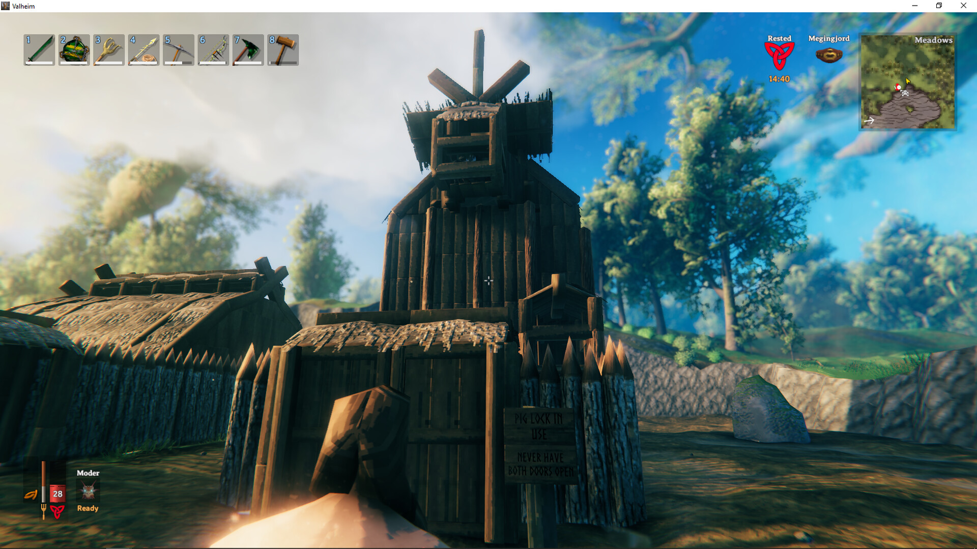 Port Town Valheim Build