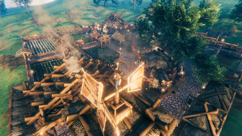 Viking Farmstead Valheim Build