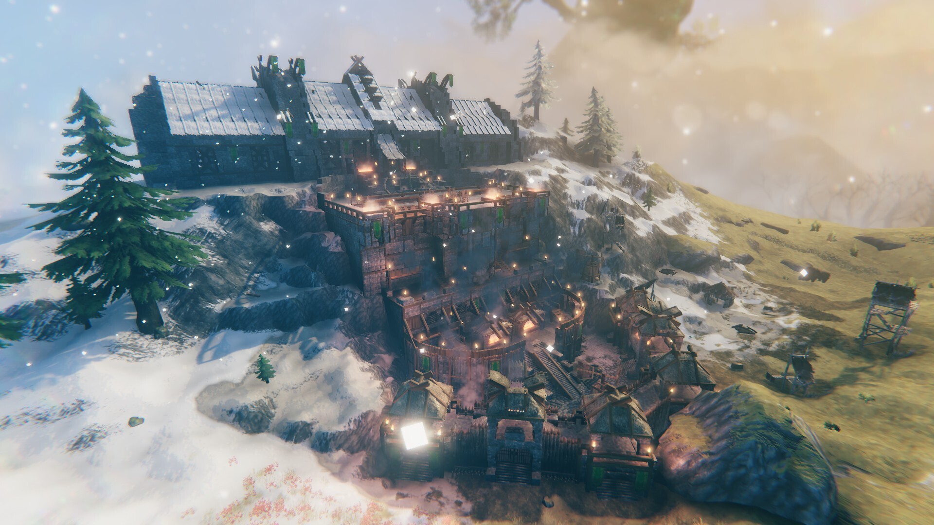 Fort Forsa (Mile High Fortress :3) Valheim Build