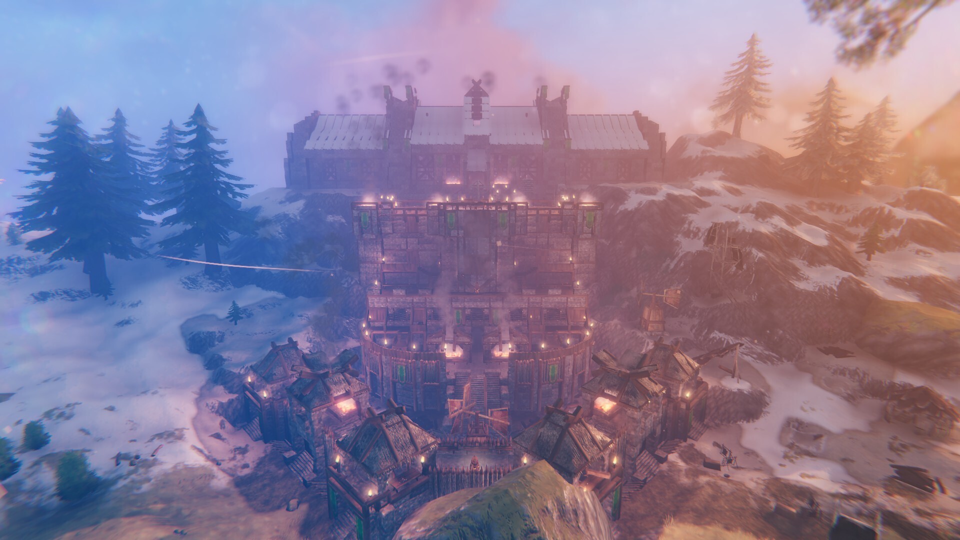 Fort Forsa (Mile High Fortress :3) Valheim Build