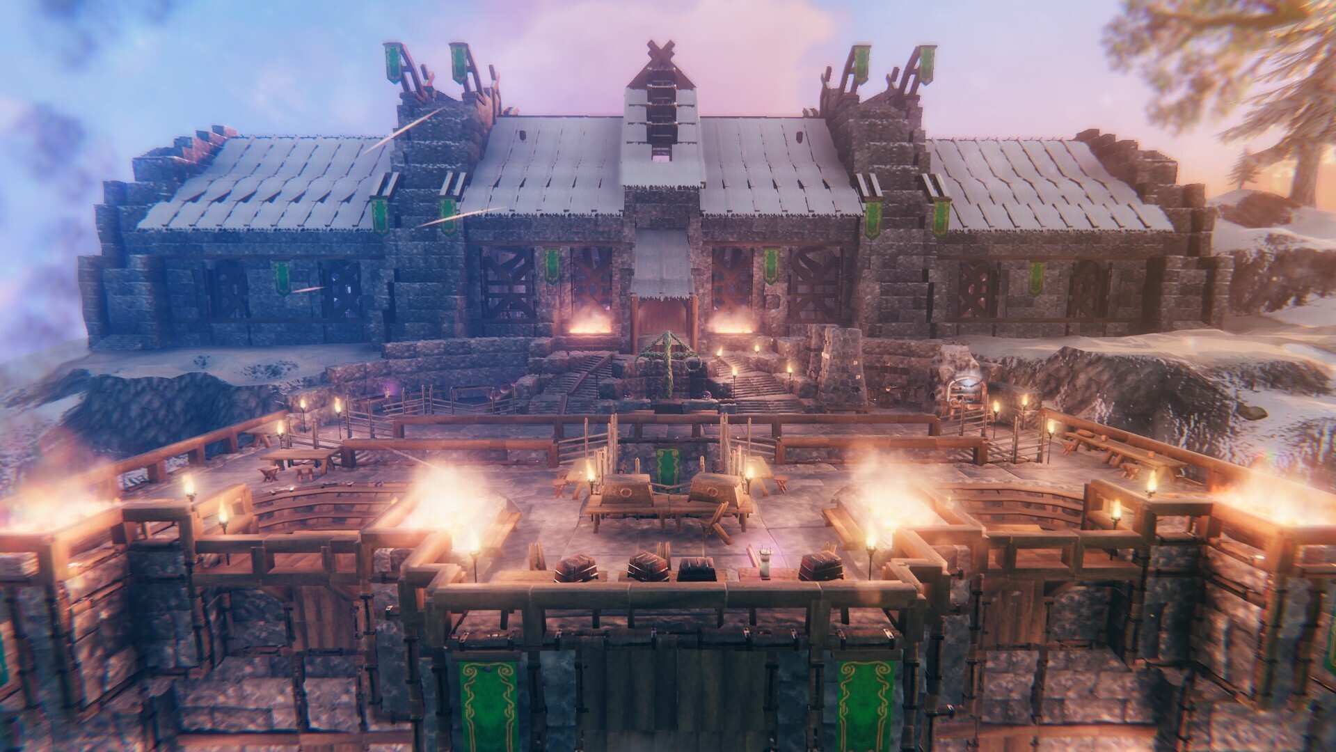 Fort Forsa (Mile High Fortress :3) Valheim Build