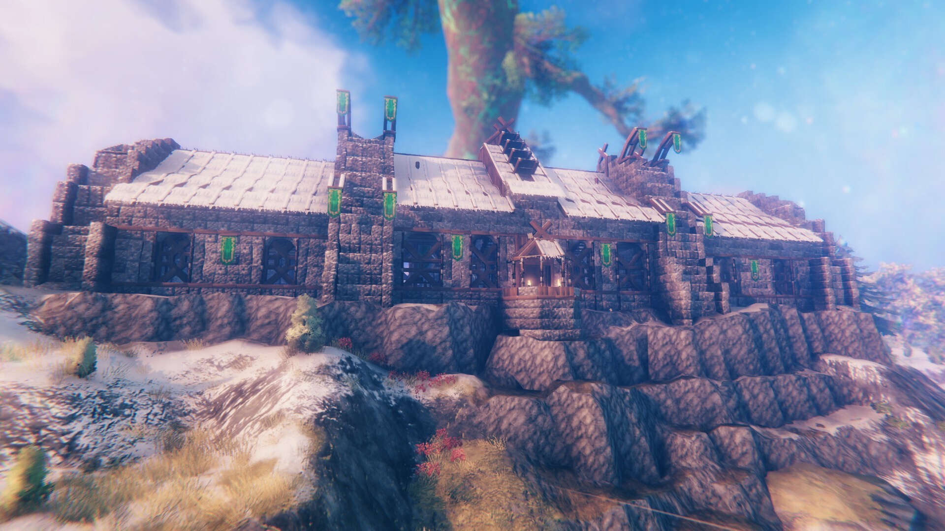 Fort Forsa (Mile High Fortress :3) Valheim Build