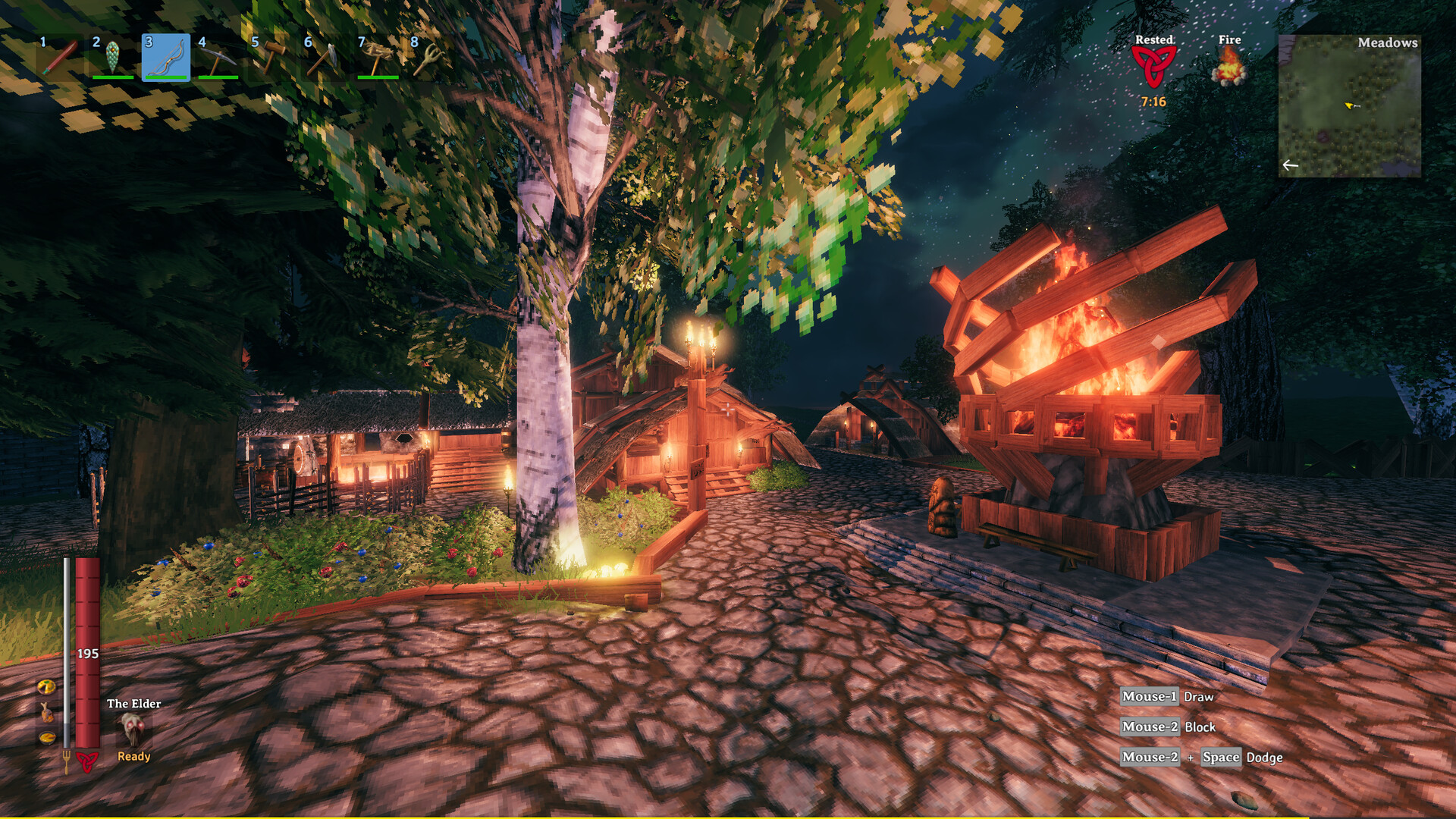 Trxllege Village Valheim Build