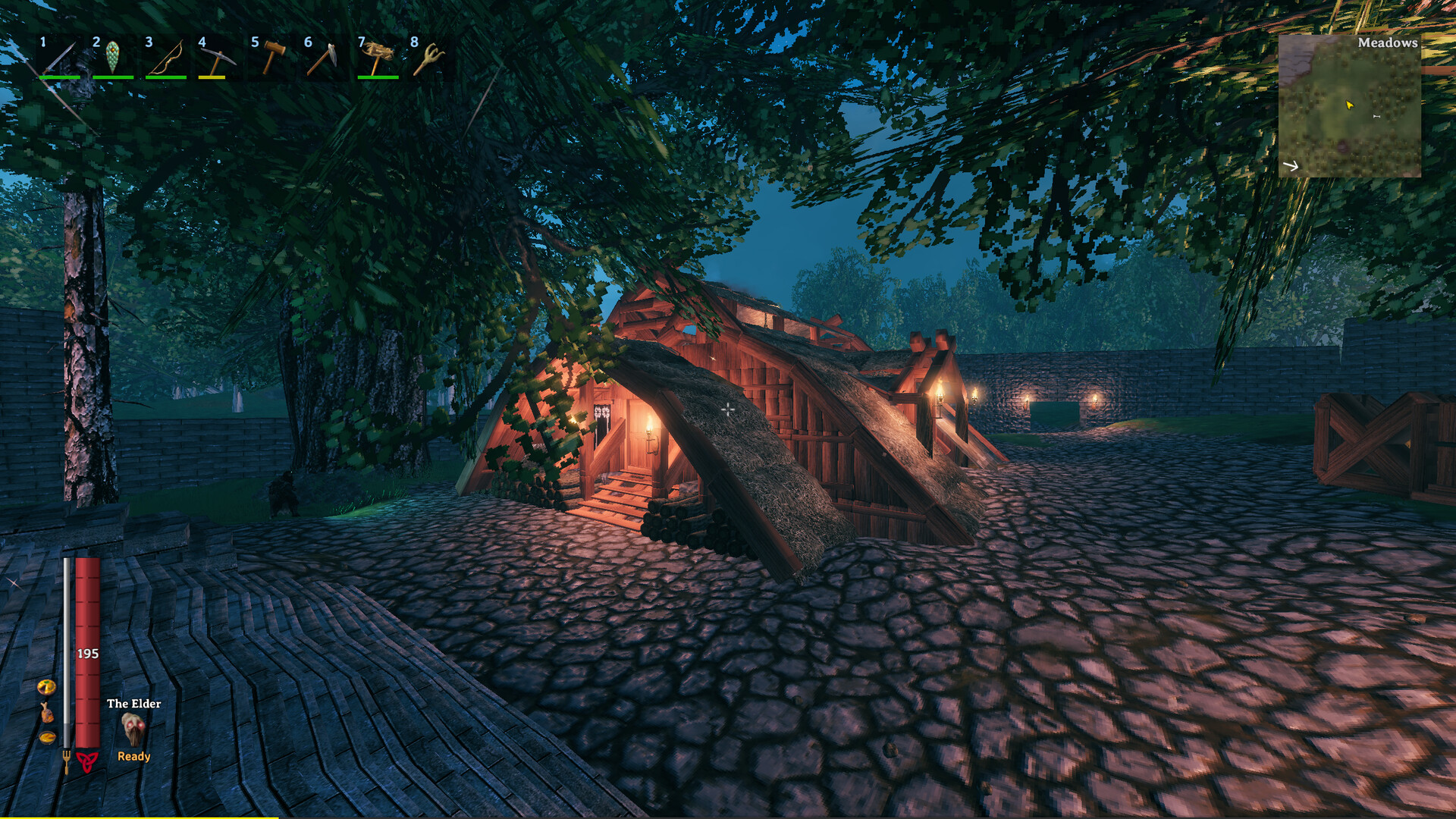 Trxllege Village Valheim Build