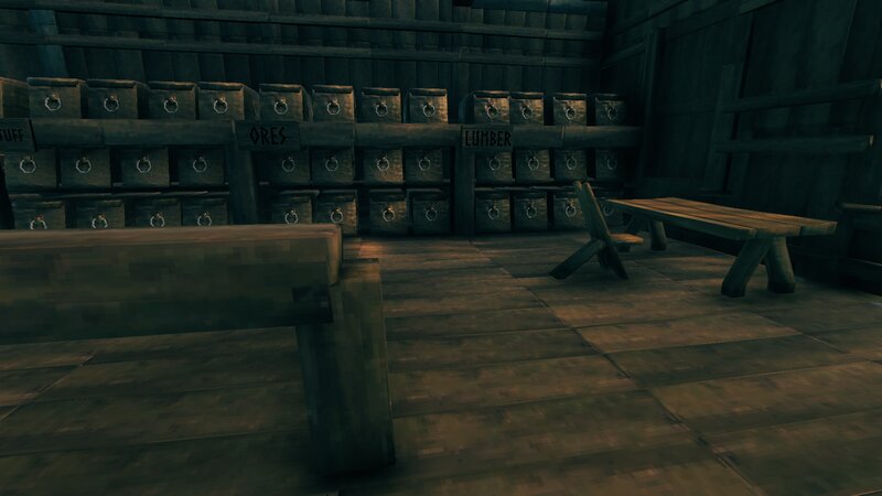 storage house Valheim Build