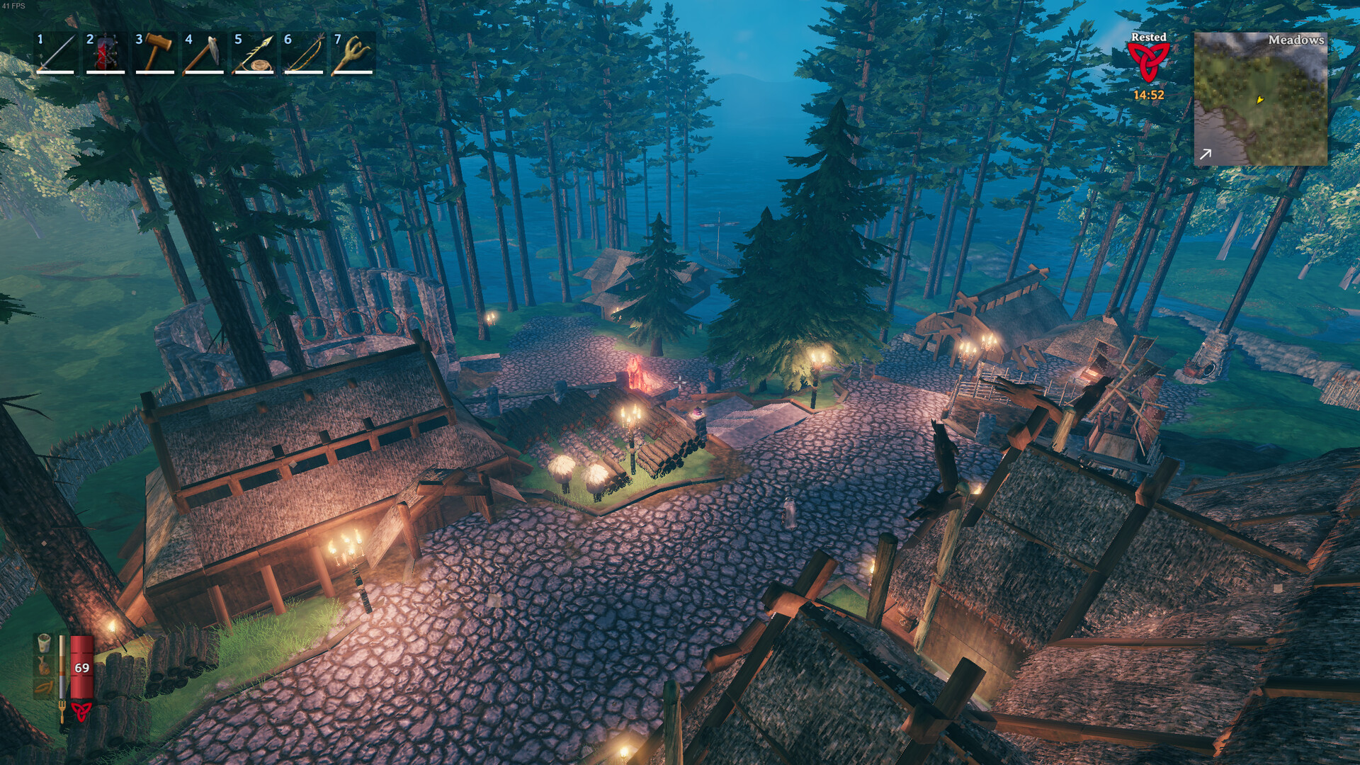 Trxll Ville Ave. Valheim Build