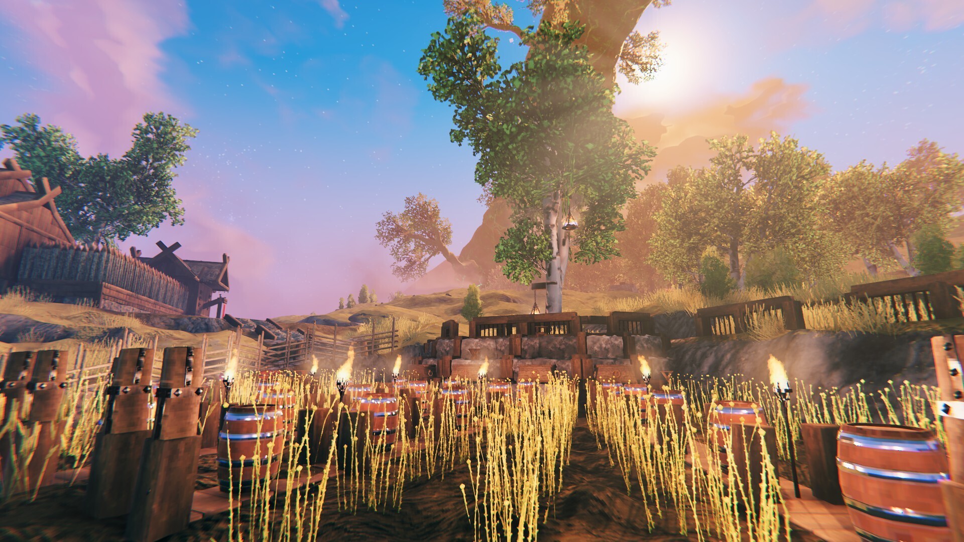 Farmers Lil Farm ;3 Valheim Build