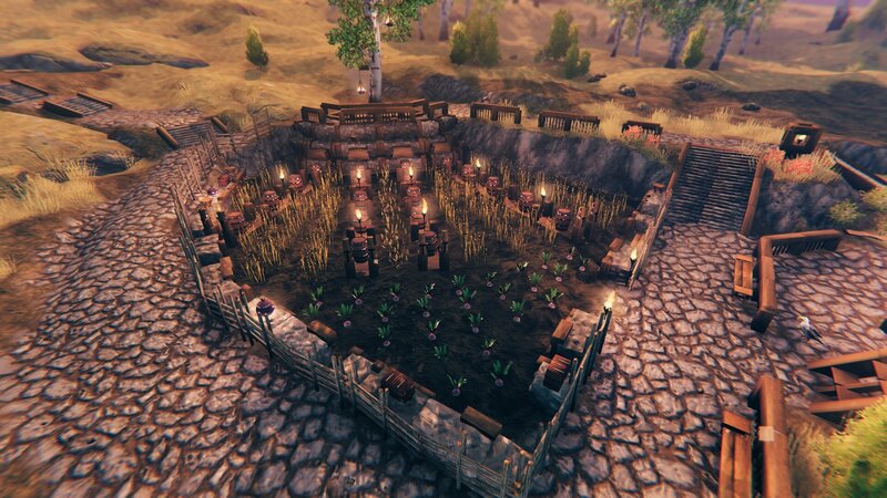 Farmers Lil Farm ;3 Valheim Build