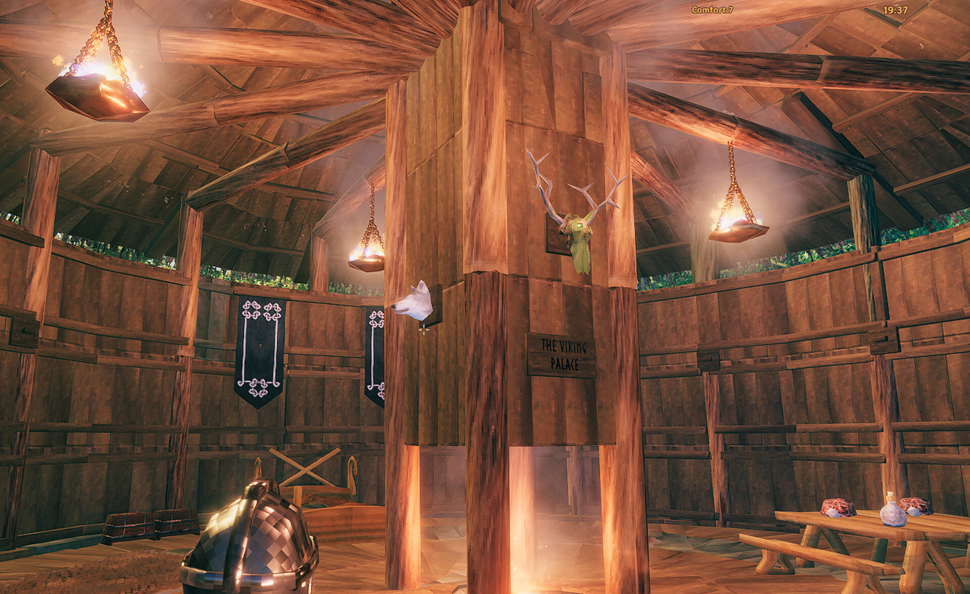 My Round house Valheim Build
