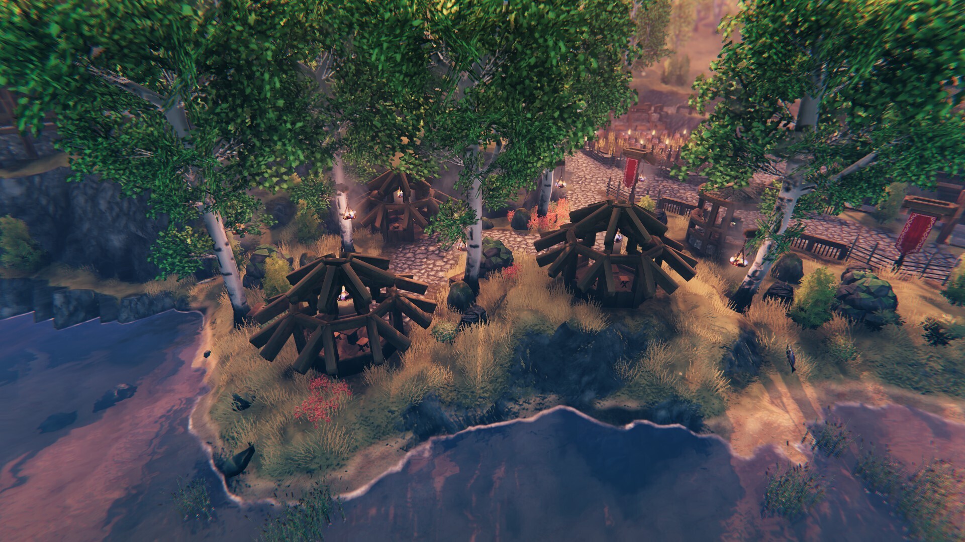 Japanese Gazebo Garden Valheim Build