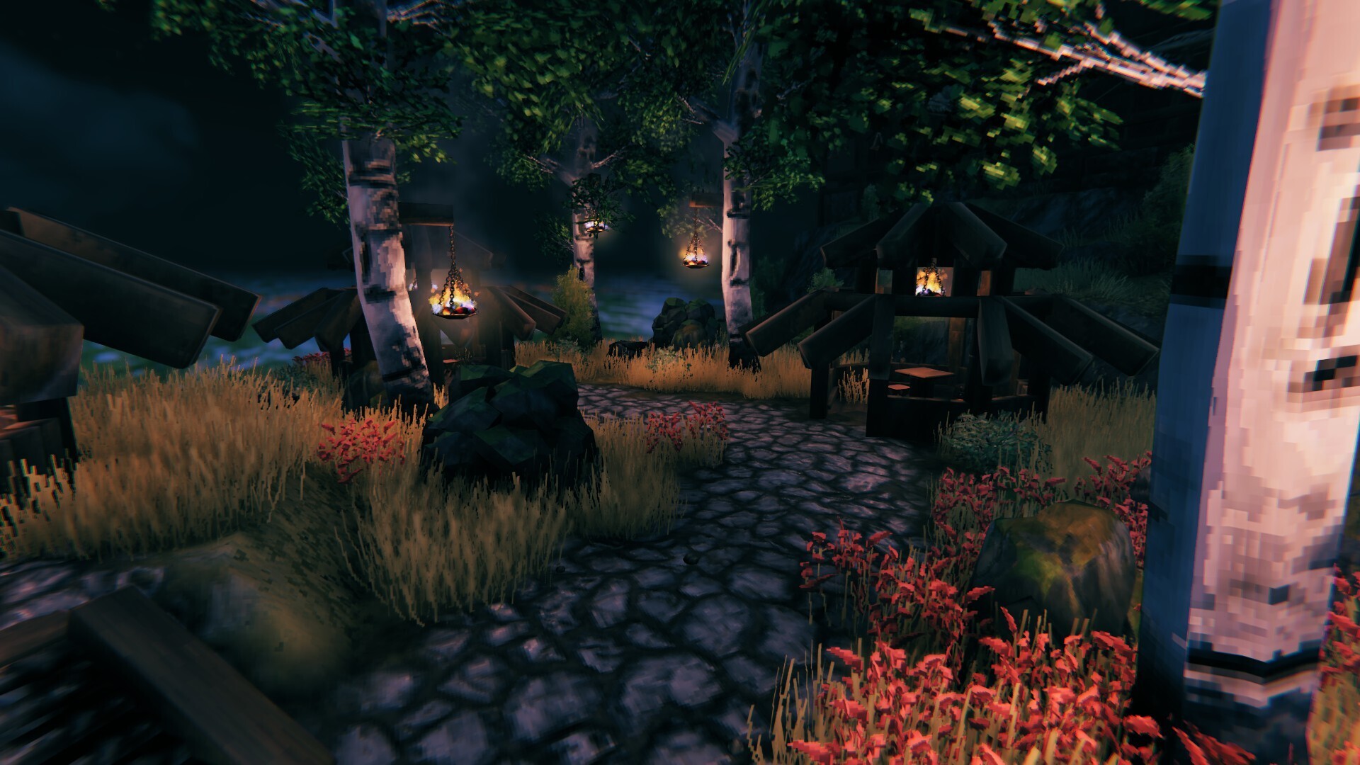 Japanese Gazebo Garden Valheim Build