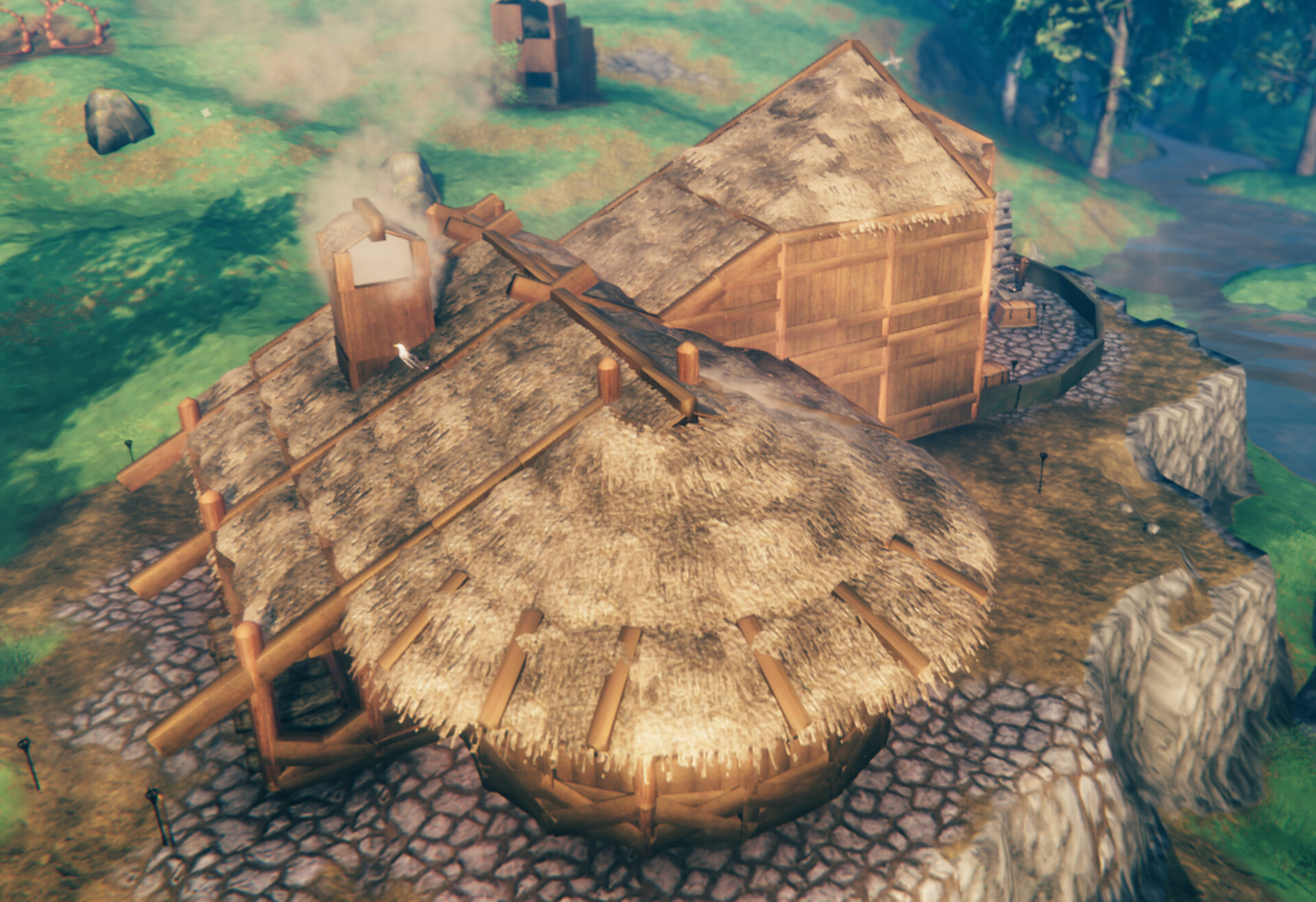 A different approach to building a home Valheim Build