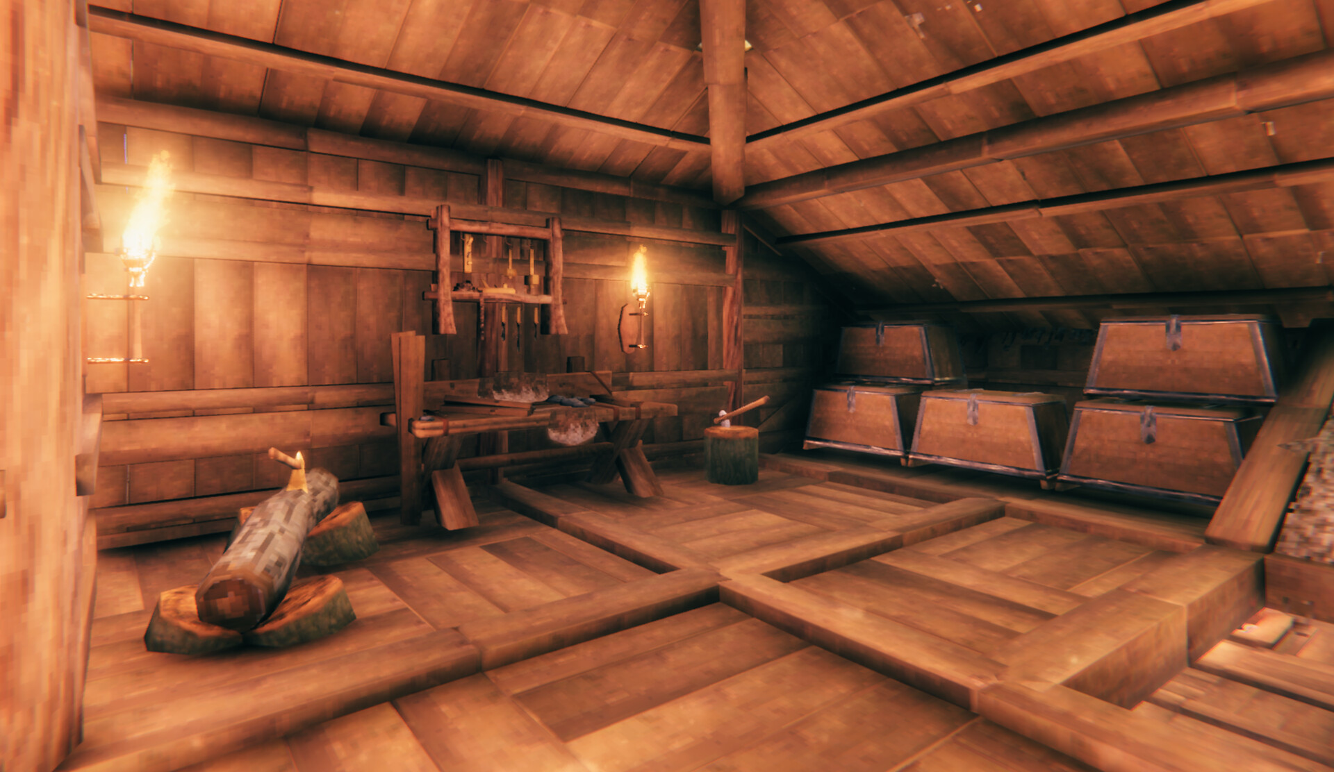 A different approach to building a home Valheim Build