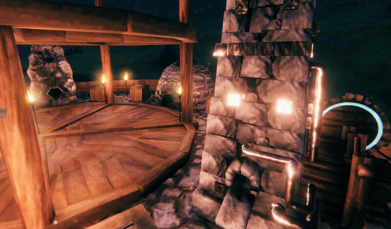 A different approach to building a home Valheim Build