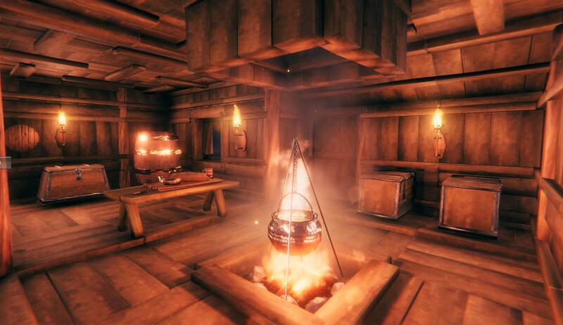 A different approach to building a home Valheim Build