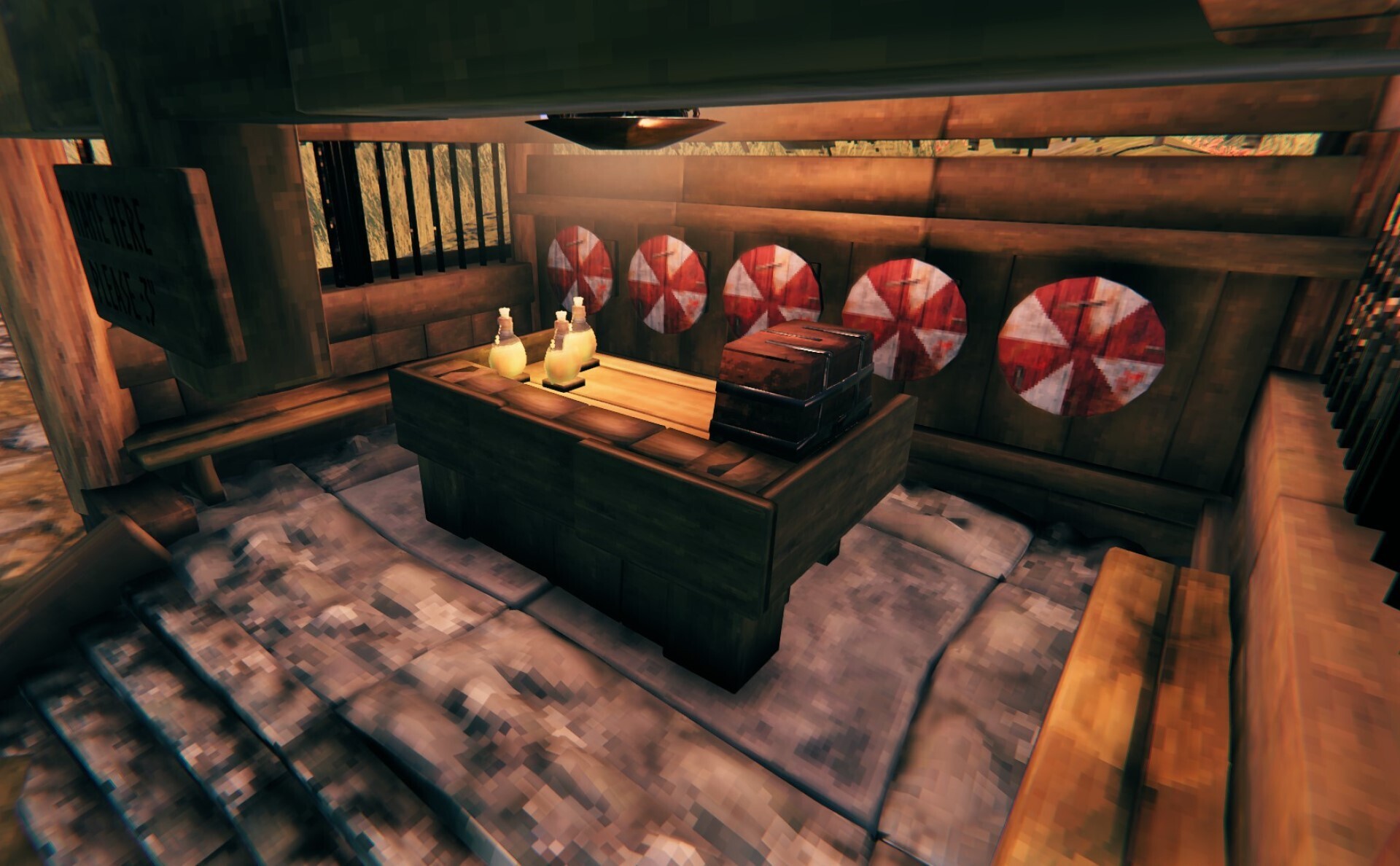 Japanese Shrine Store Valheim Build