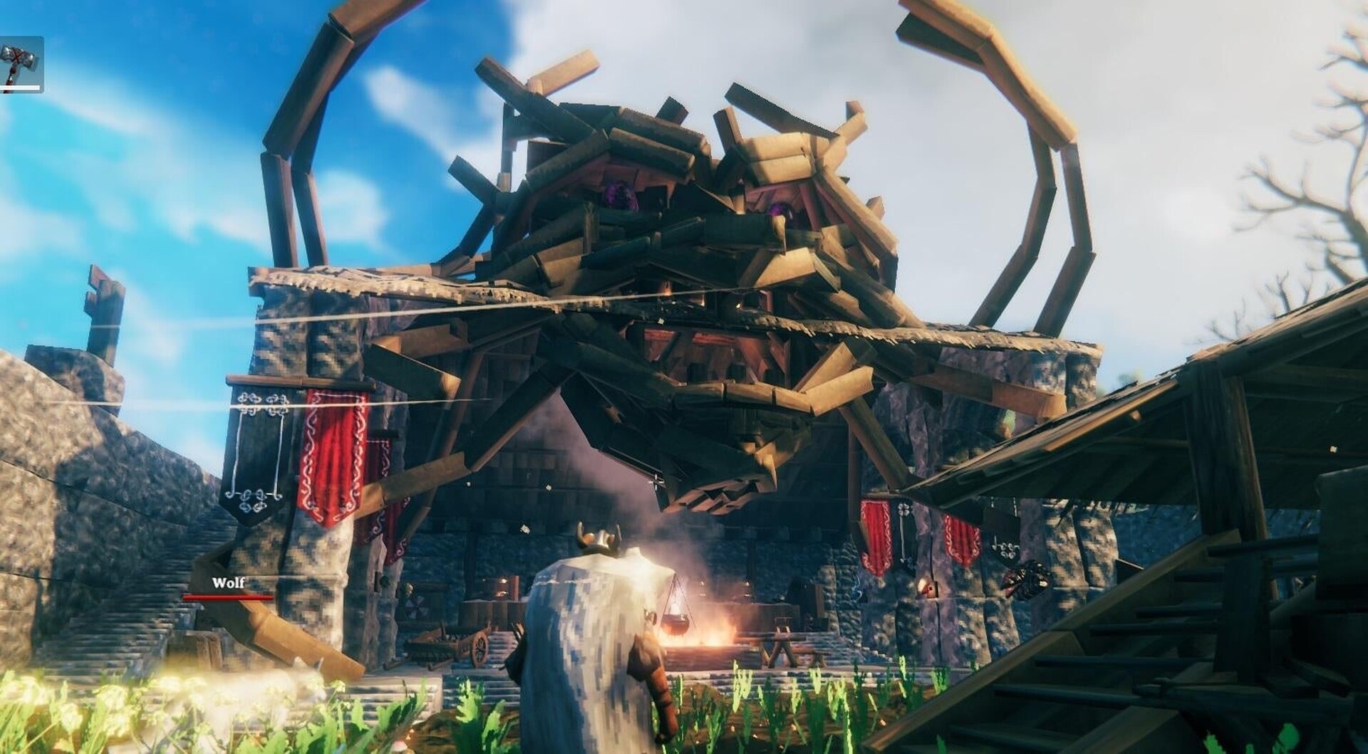 The Dirty Troll Bar and Grille Valheim Build