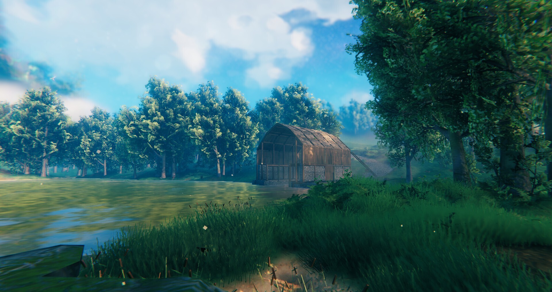 Boathouse Valheim Build