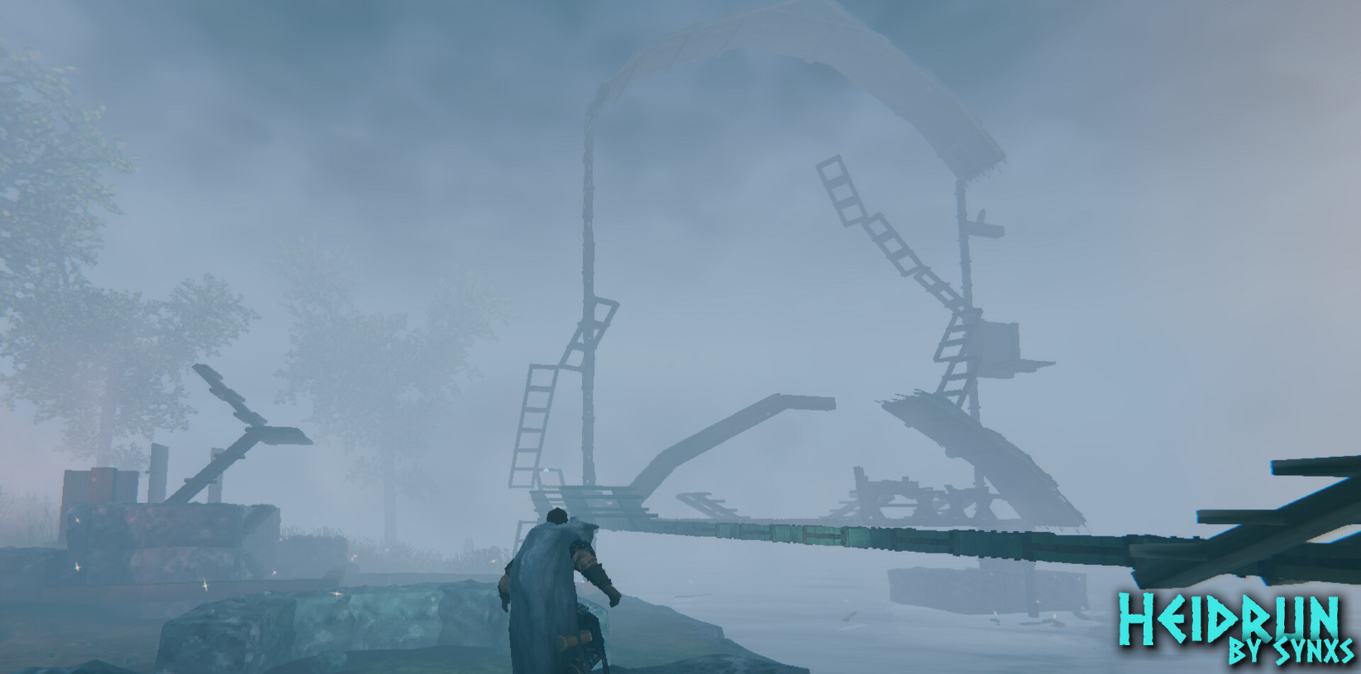 XIII World Map - Heidrun - Pier & Citidel Valheim Build