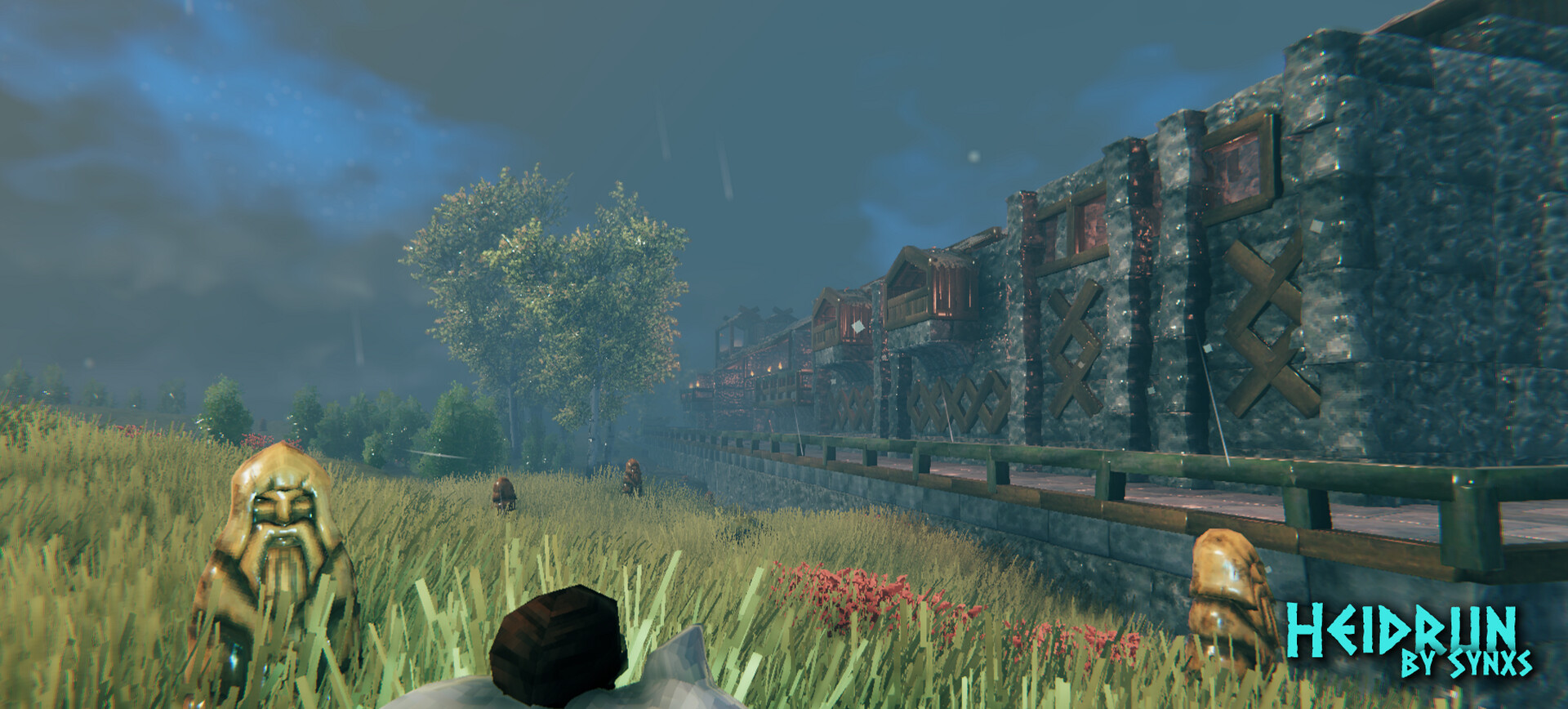 XIII World Map - Heidrun - Pier & Citidel Valheim Build