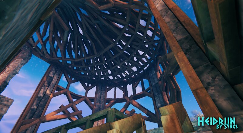 XIII World Map - Heidrun - Pier & Citidel Valheim Build