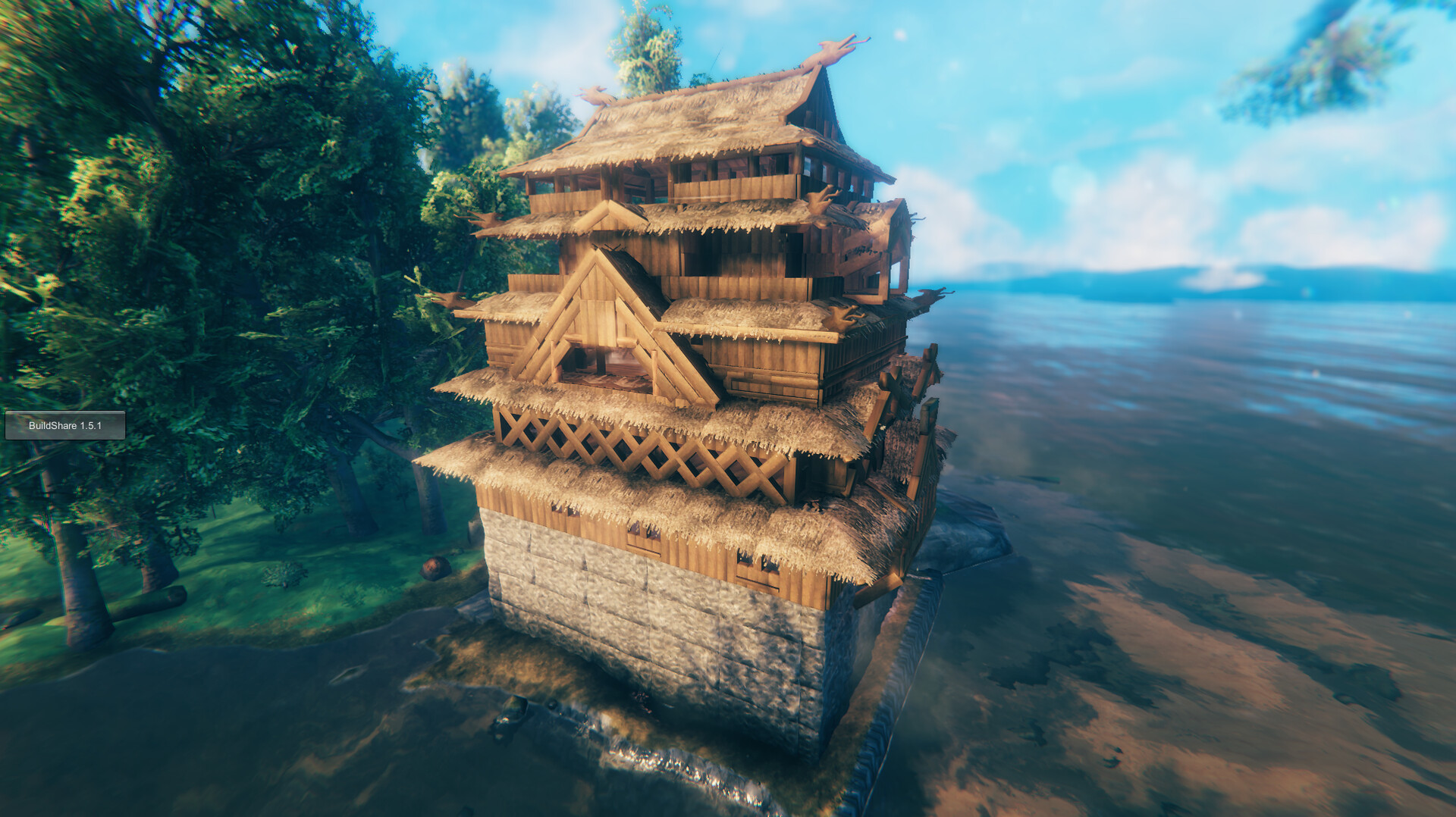 Himeji Castle Valheim Build