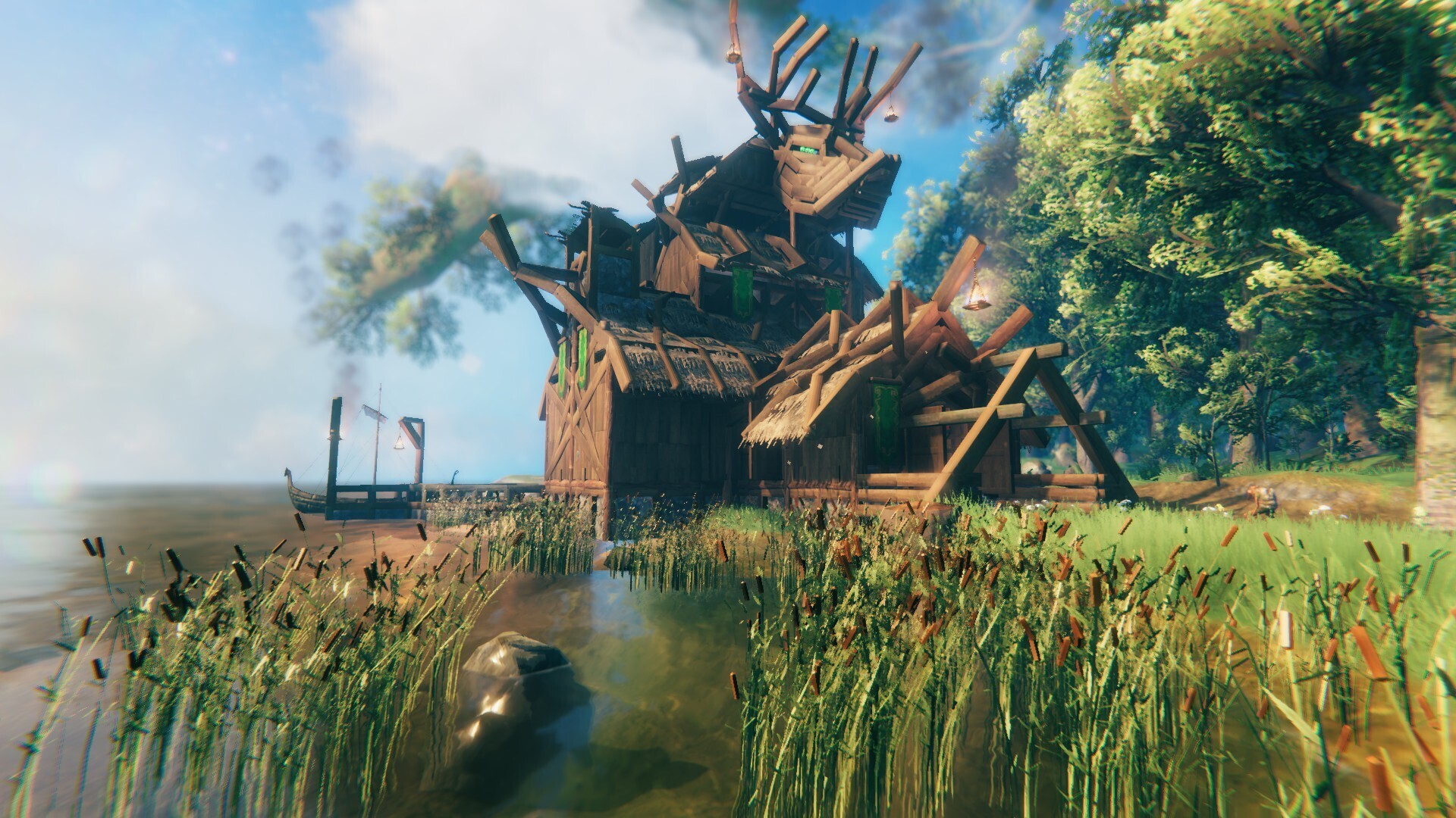 [ The deer House ] + interior, hope you like it ^^ Valheim Build