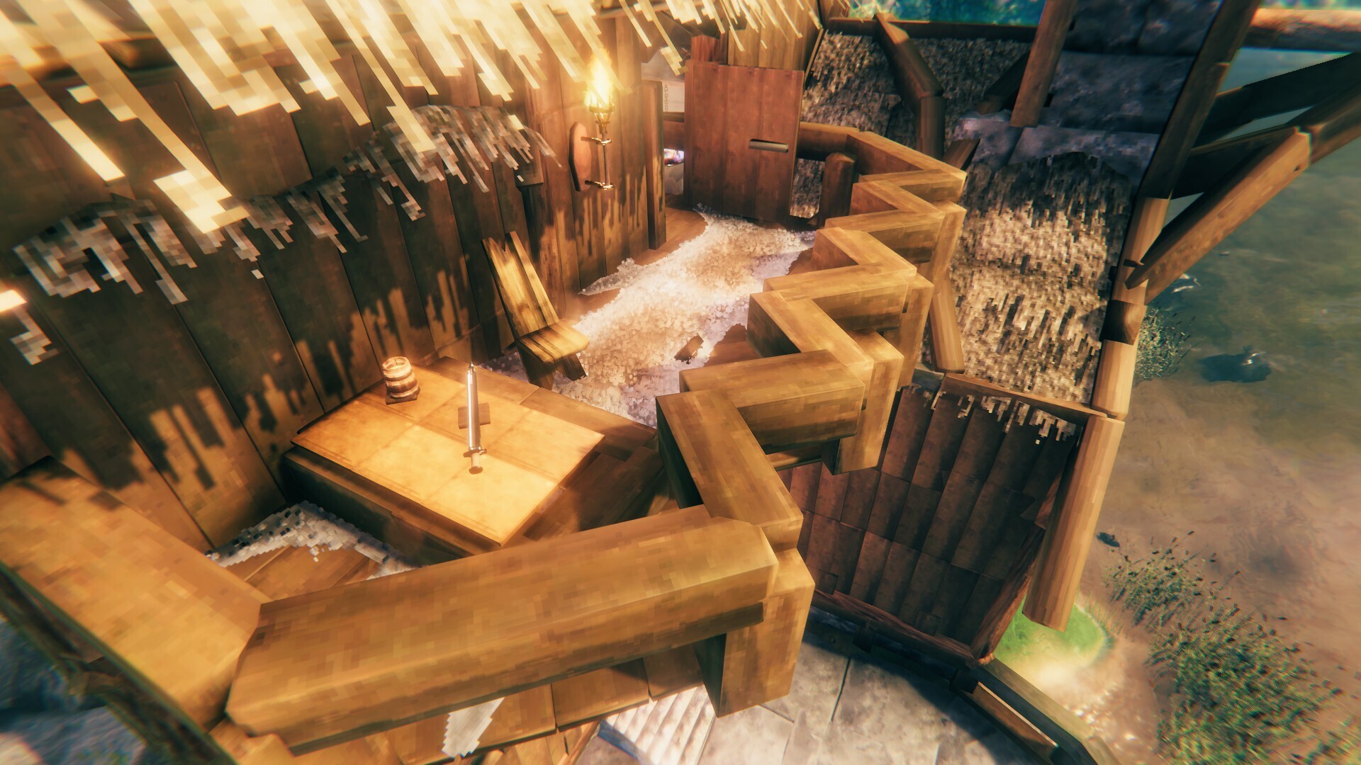 [ The deer House ] + interior, hope you like it ^^ Valheim Build