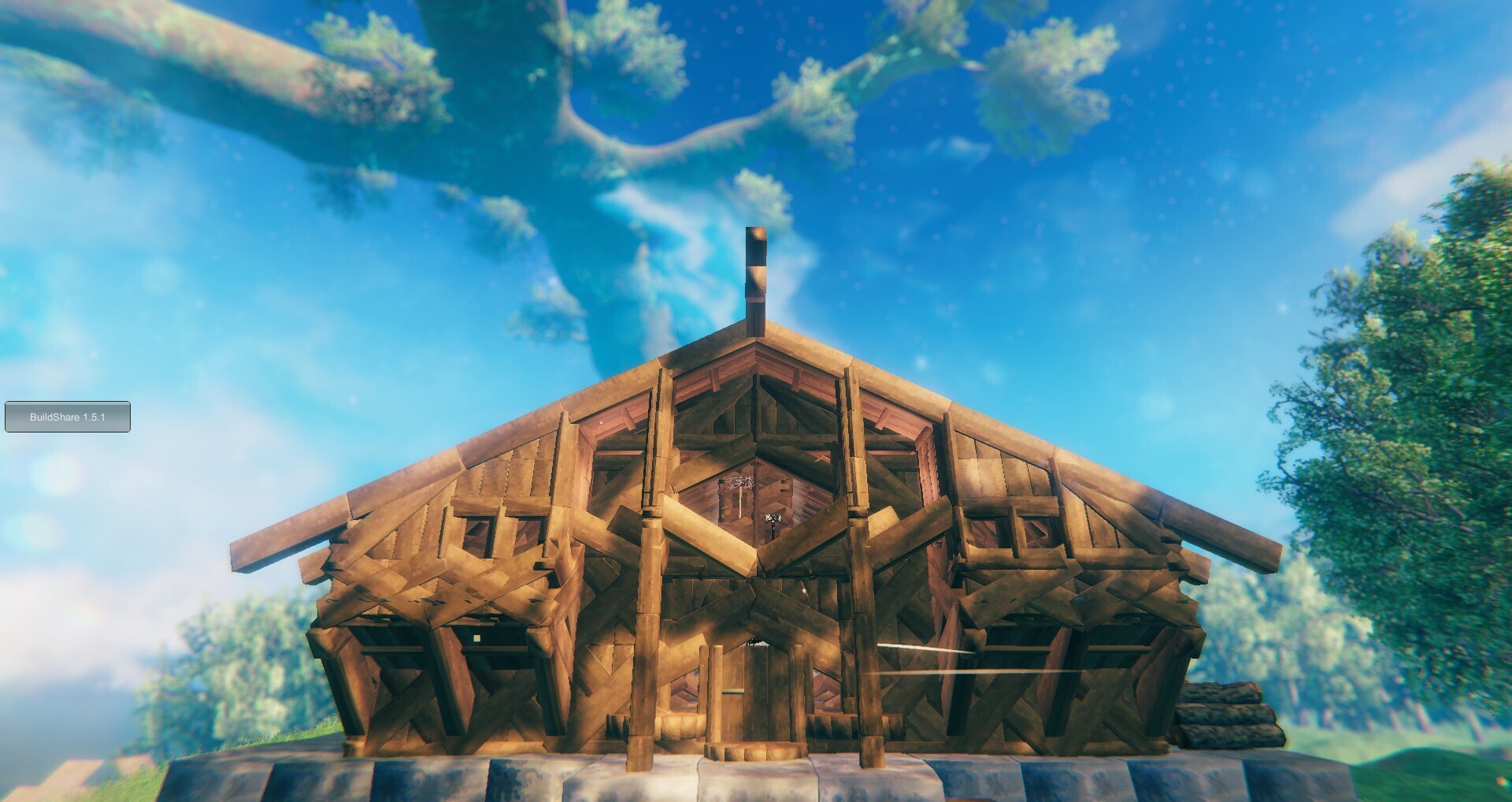 Workshop + Ore Refinery Valheim Build