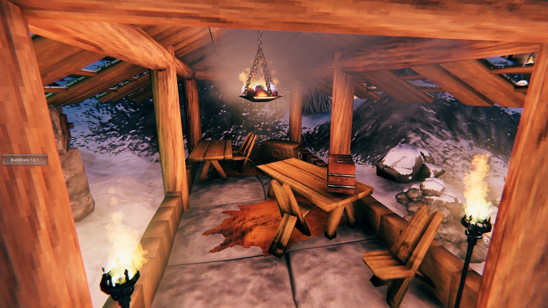 Mountain Outpost Valheim Build