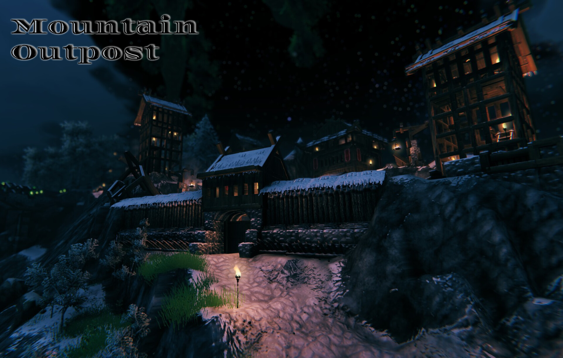 Mountain Outpost Valheim Build