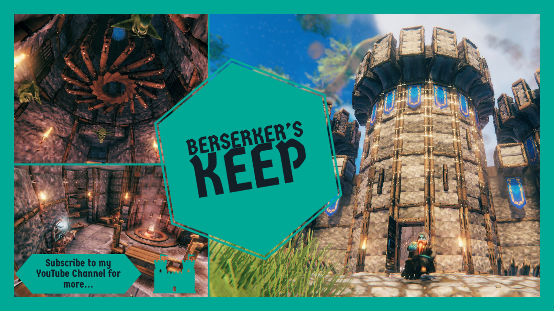 🐺Berserker's Keep💯 Valheim Build