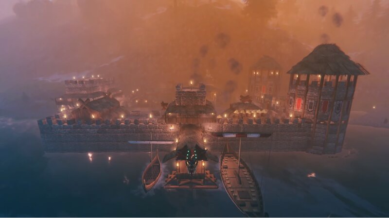 Big Stone Fort Valheim Build