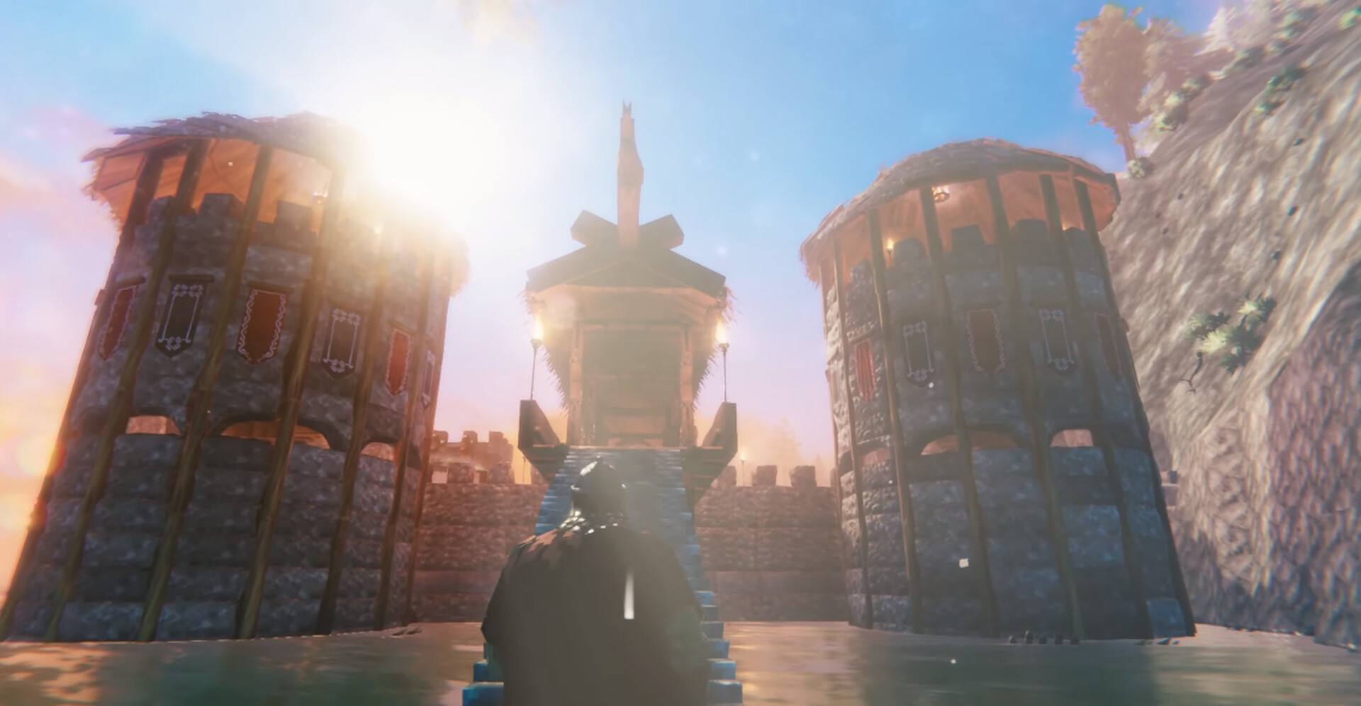 Big Stone Fort Valheim Build