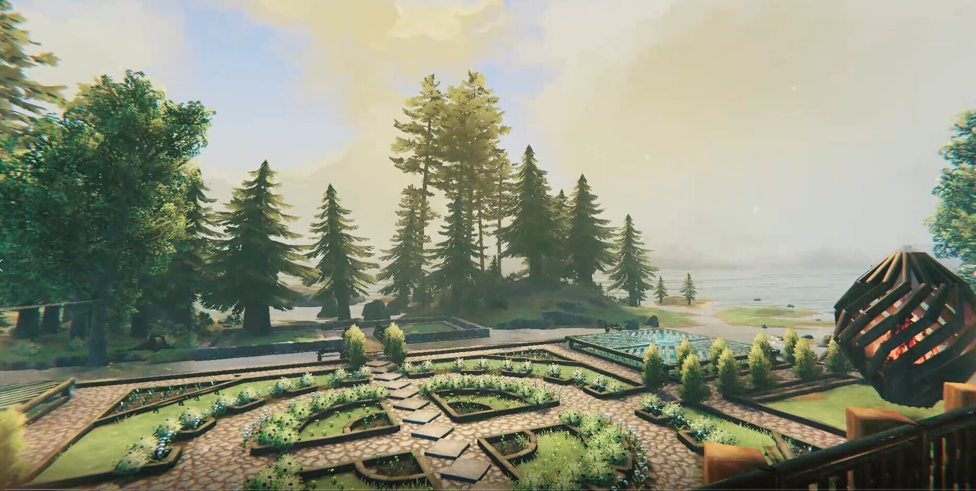 Lin's beautiful mansion Valheim Build