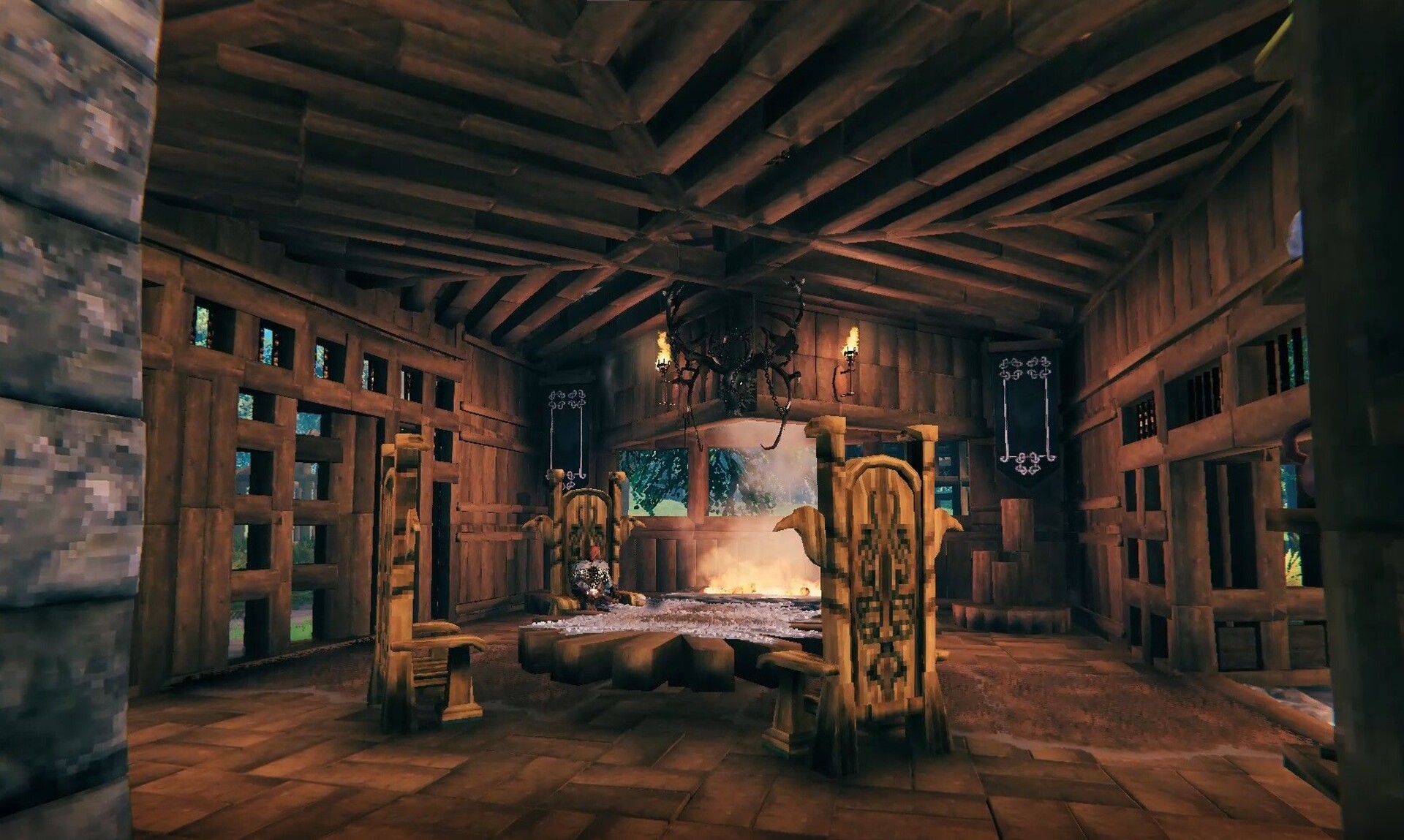 Lin's beautiful mansion Valheim Build