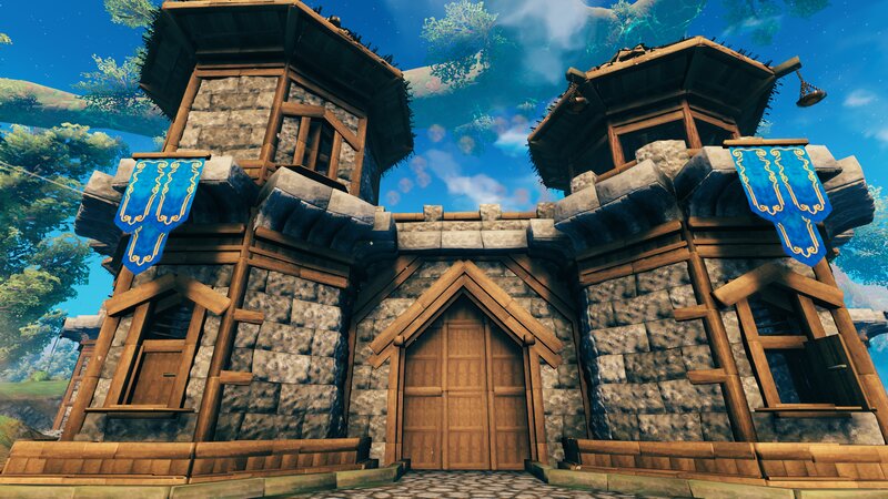 Castle Keep Valheim Build