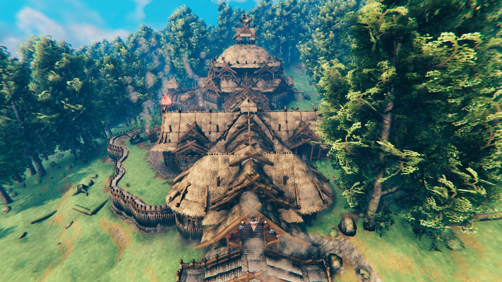 My main base is finished. This is how 90 hours of work looks like ...