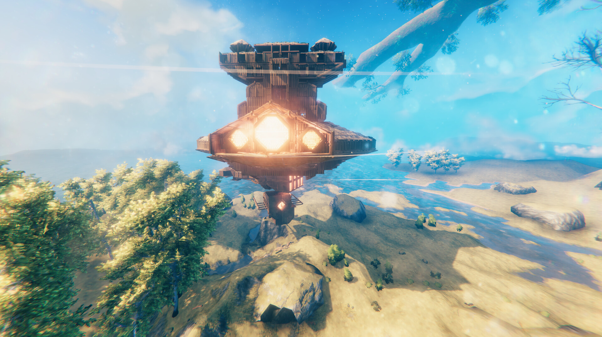 My Star Destroyer Base - Work in progress Valheim Build