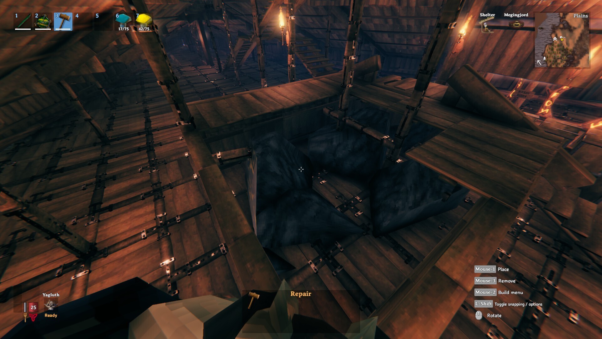 My Star Destroyer Base - Work in progress Valheim Build