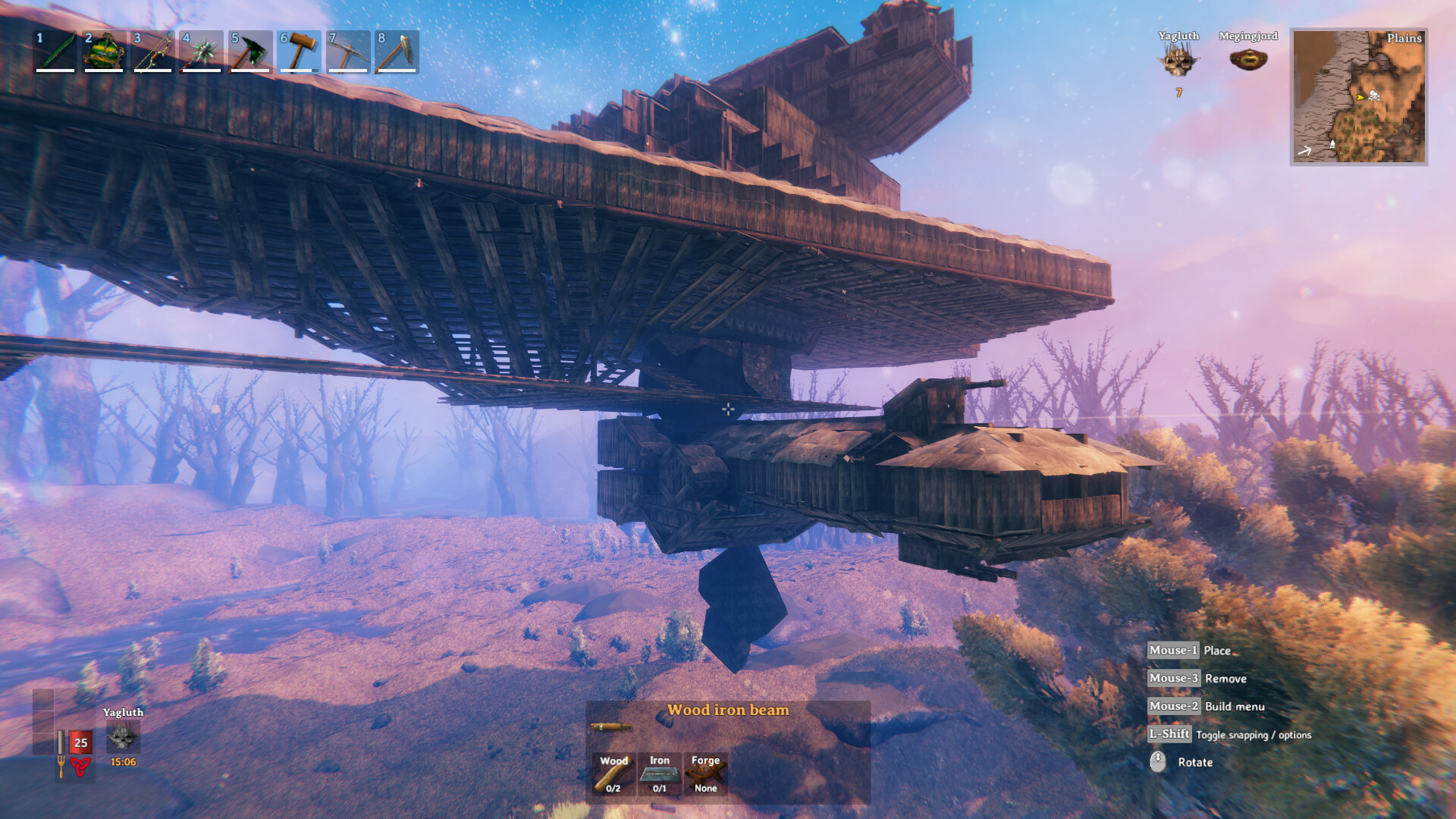 My Star Destroyer Base - Work in progress Valheim Build