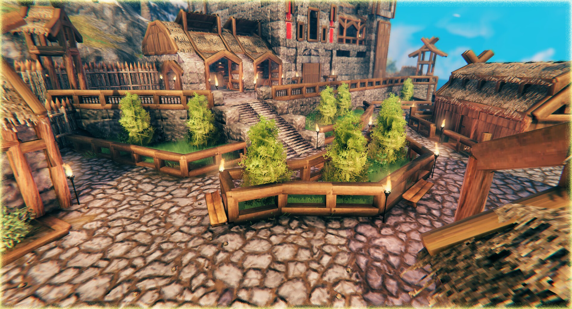 Hillside Harbor - Contest Entry Build Valheim Build