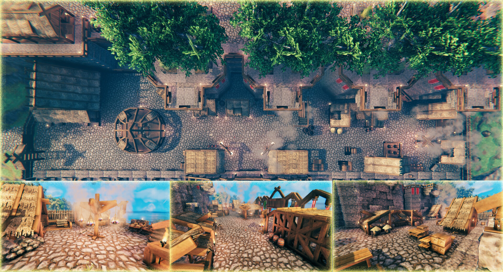 Hillside Harbor - Contest Entry Build Valheim Build