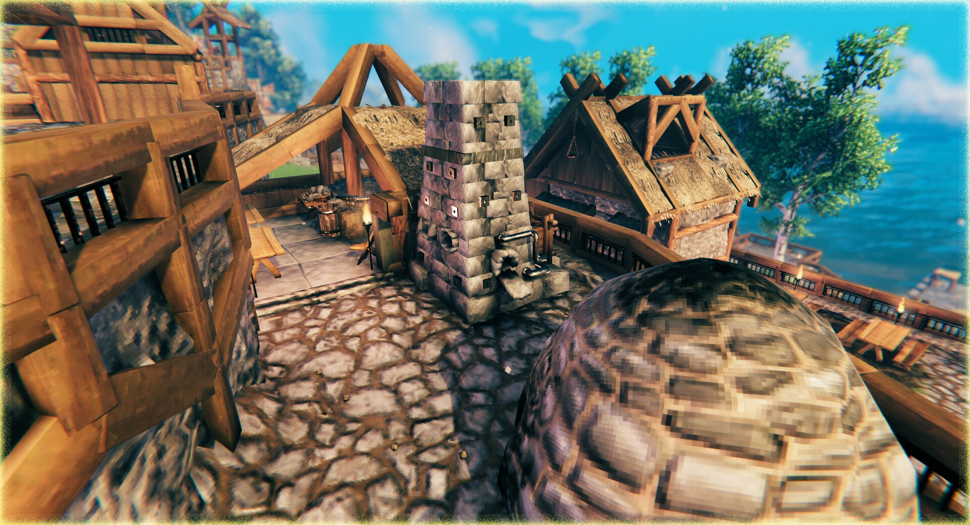 Hillside Harbor - Contest Entry Build Valheim Build