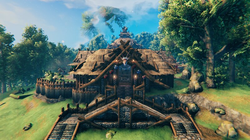 Great Hall in Meadows (Contest Entry) Valheim Build