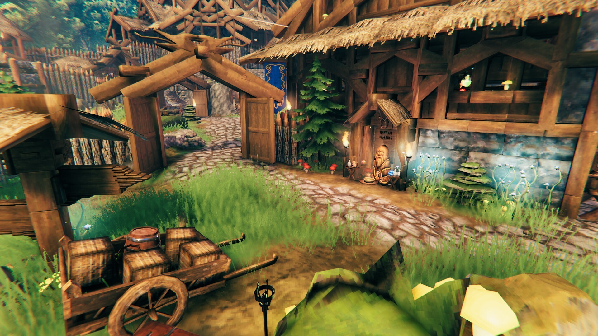 Great Hall in Meadows (Contest Entry) Valheim Build