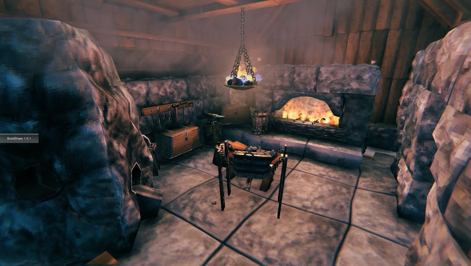 Lin's Cute little Blacksmith vbuild. Valheim Build