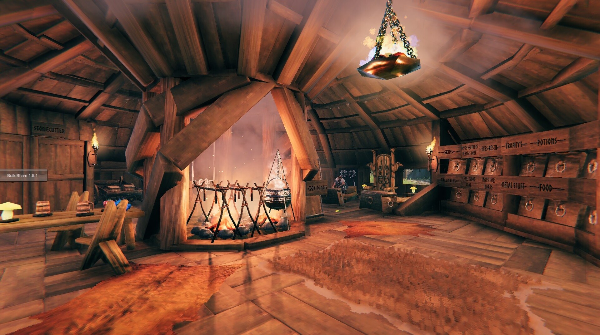 Lin's Survival farm-all purpose base vbuild Valheim Build