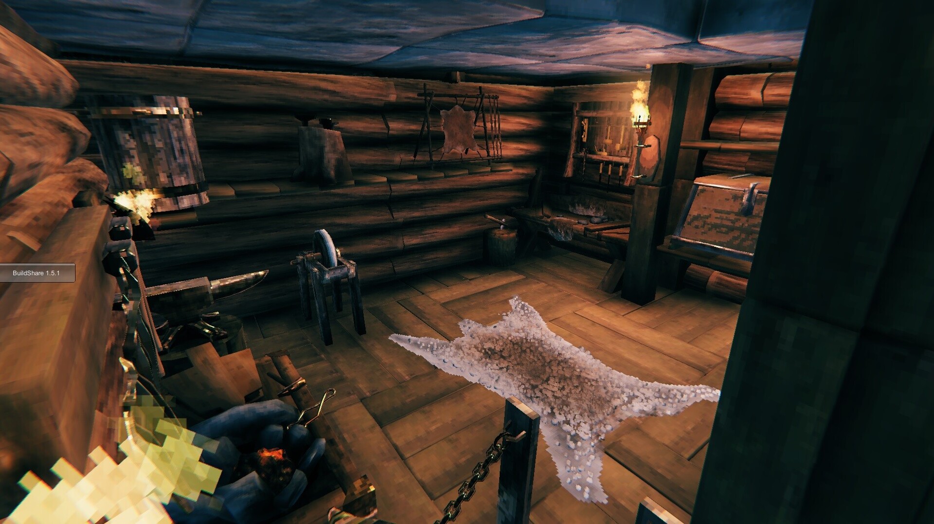 Lin's Fancy mountain house with underground workshop vbuild Valheim Build