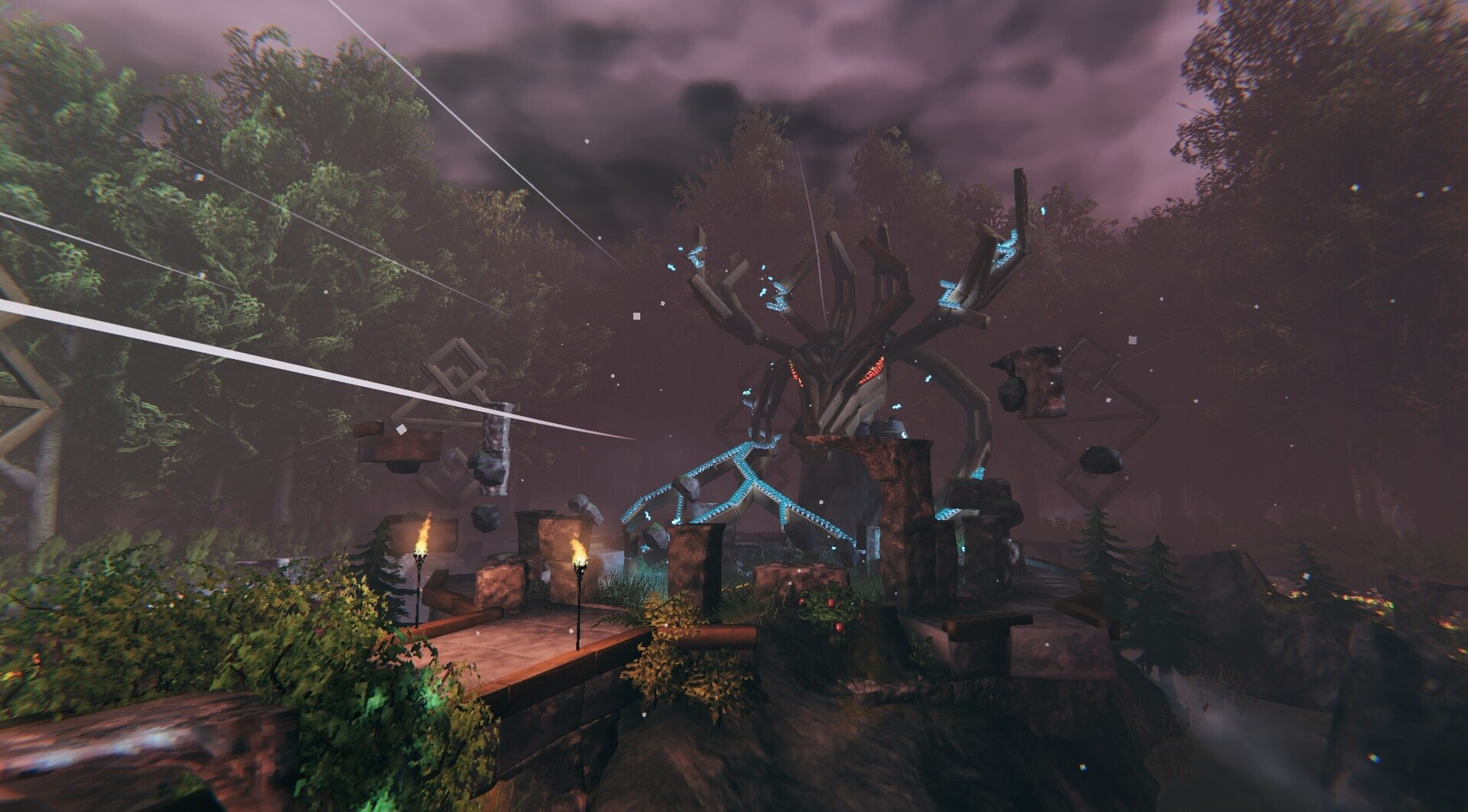 Home of Eikthyr fantasy build by Lin and Raphium Valheim Build